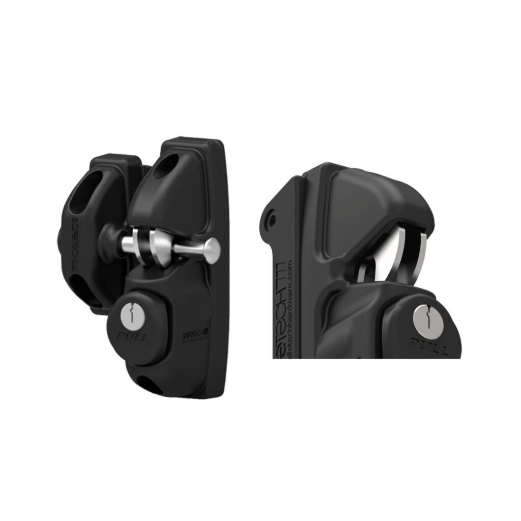 Locking Gate Latch – Safetech Viper Gravity Latch - Narangba Timbers