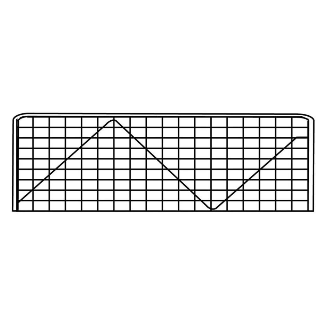 Durable N-Stay Steel Farm Gate - Narangba Timbers