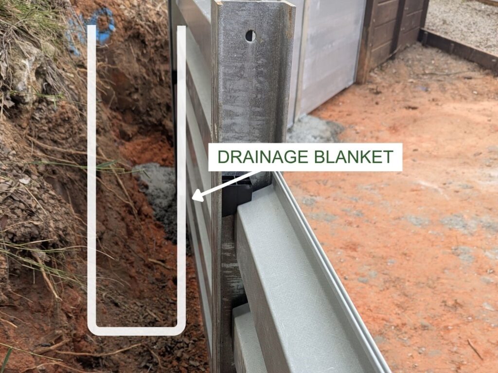 How to build a composite sleeper retaining wall part4 - Narangba Timbers